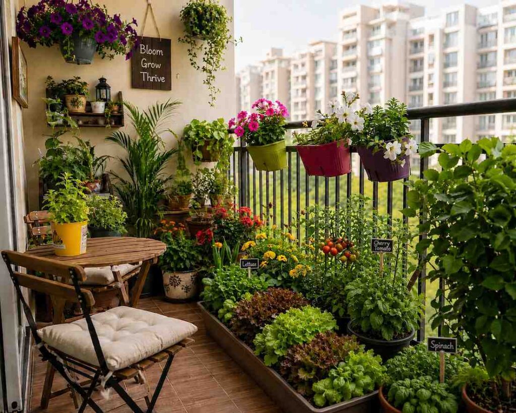 Balcony Gardening Ideas for Small Spaces - ANGKART