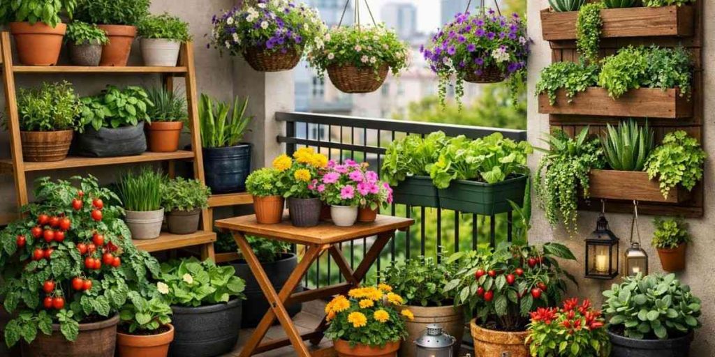 Balcony Gardening Ideas for Small Spaces - ANGKART